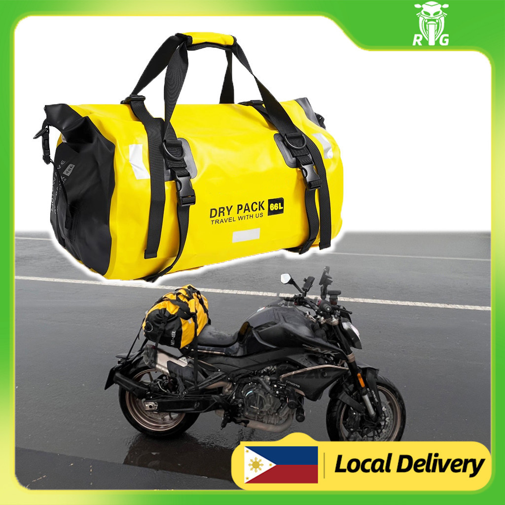 RGMOTOR 48L/66L Rainproof Motorcycle Tail Bag Topbox Travel Bags For ...