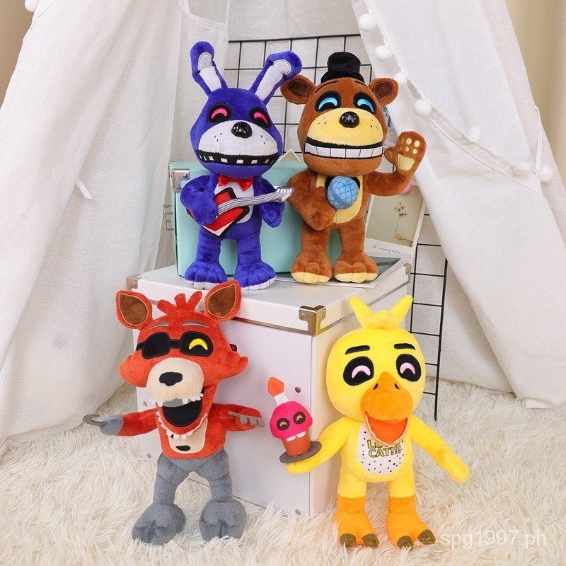 Cartoon Movie Freddy Bear Microphone Freddy Pirate Wolf Duck Plush Toy ...