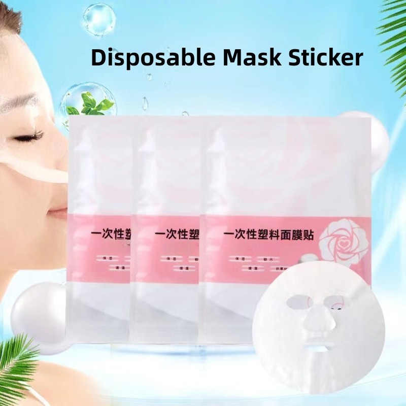 100Pcs Face Plastic Film Full Face Cleaner Mask Neck Stickers Paper ...