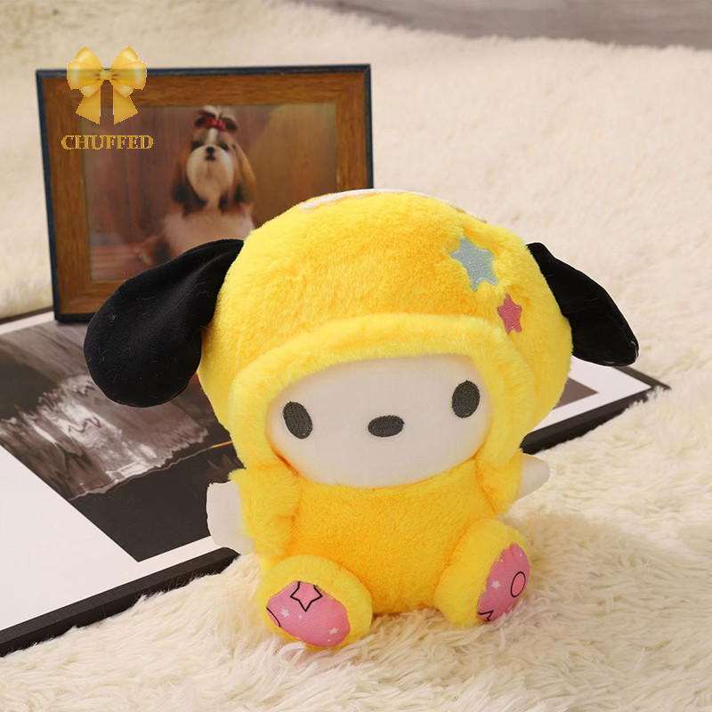 Chuffed> Cartoon Cute Sanrio Cartoon Plush Toy Kuromi Hello Kitty My ...