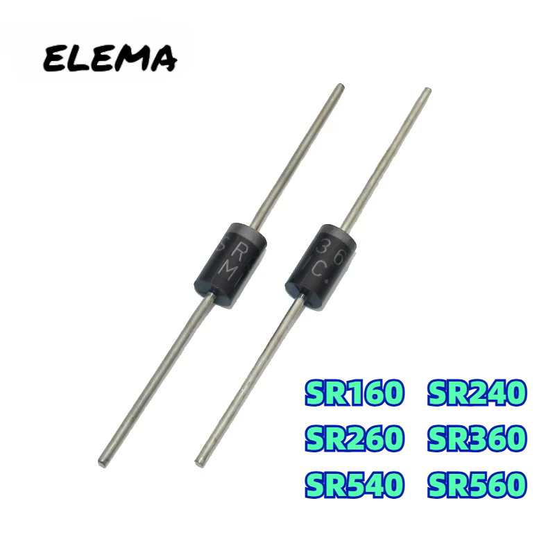SR160 SR240 SR260 SR360 SR540 SR560 Schottky diode 1A 2A 3A 4A 5A 60V ...