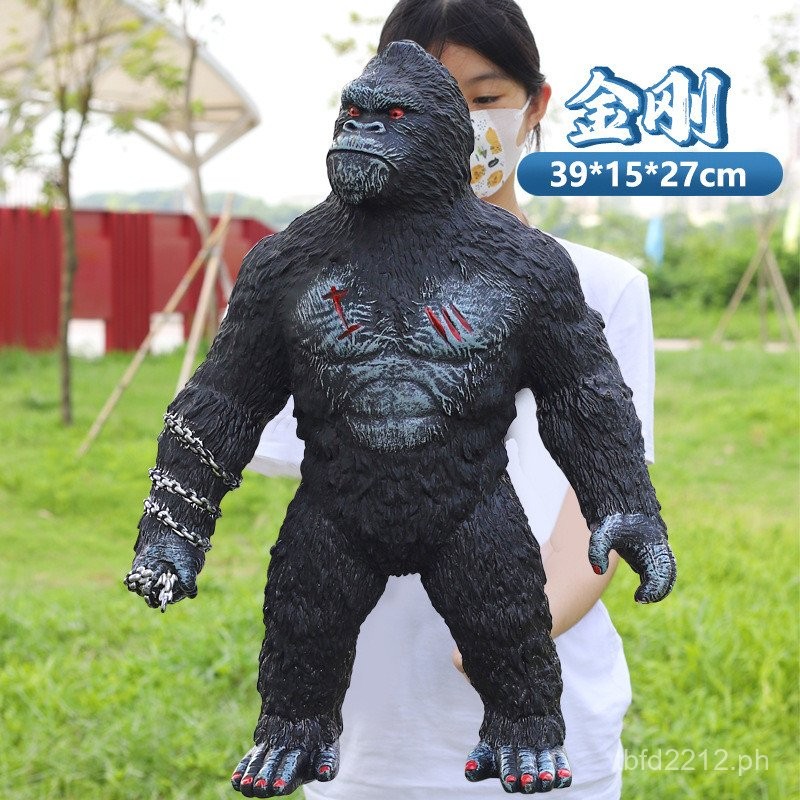 Large Realistic Animal Doll Giant Beast Standing King Kong Mutated ...
