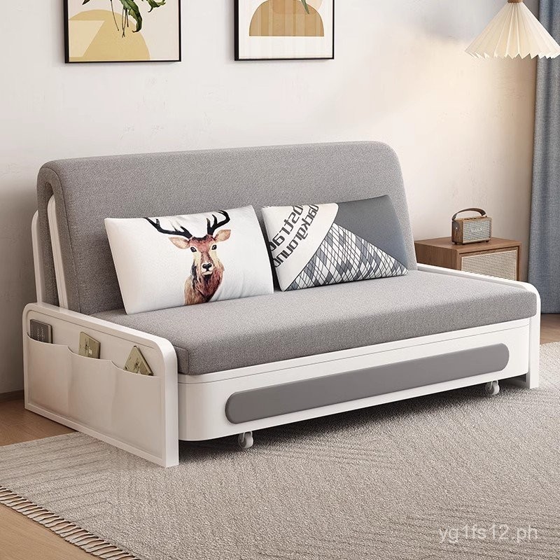Foldable Armless Sofa Bed Single Dual-use Small Apartment Living Room ...