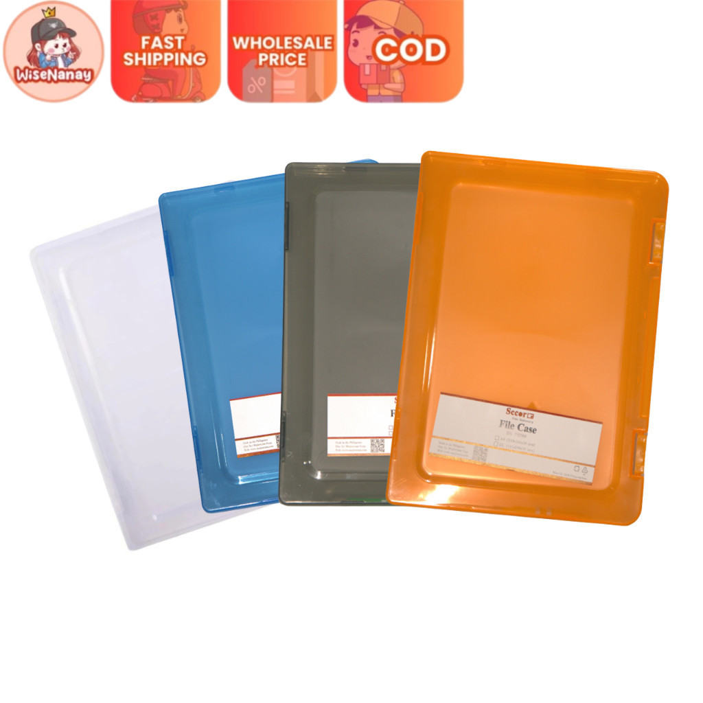 WiseNanay Plastic File Case Long Documents Organizer | Shopee Philippines