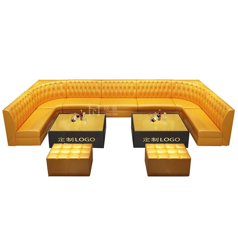 KTV Bar Sofa Booth Nightclub Music Restaurant Bar Clear Bar U Type L ...