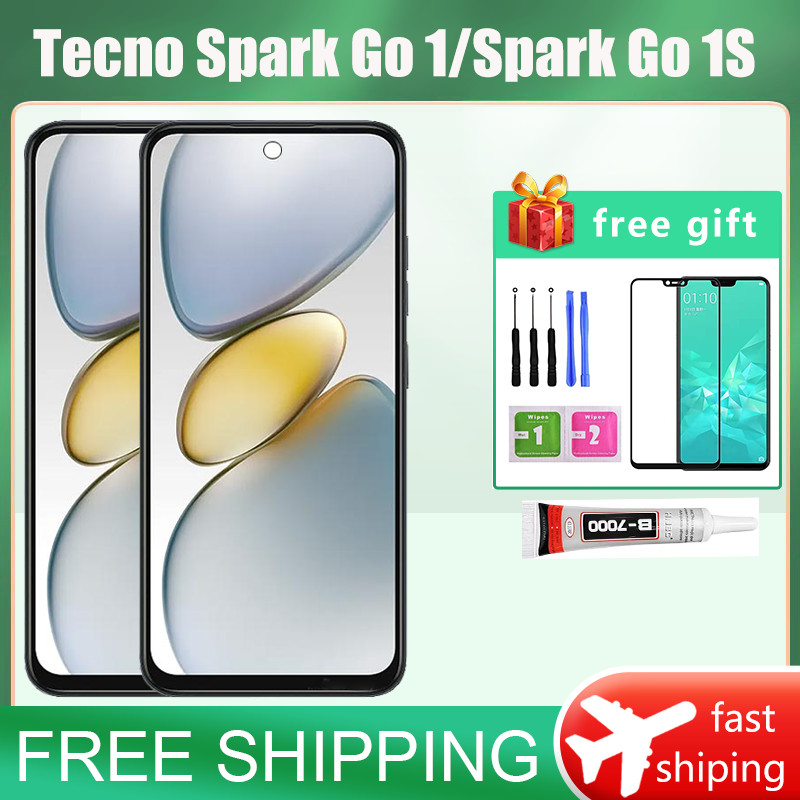 Original Display Tecno Spark Go 1 KL4 Spark Go 1S KL4h LCD Touch Screen ...