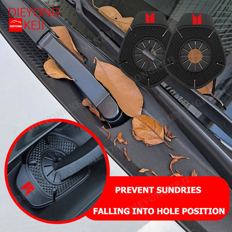 1/2pcs ISUZU Logo Car Wiper Protection Cover Dust Hole Anti-Leaf Anti ...
