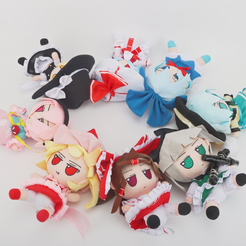 20cm Touhou Project Plush Toy Hakurei Reimu Kirisame Cirno Fumo Flandre ...