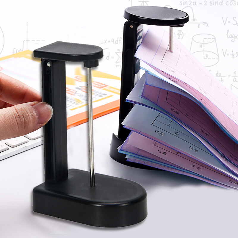 Desk Receipt Holder Receipt Spindle With Safety Cover Restaurant Bill ...