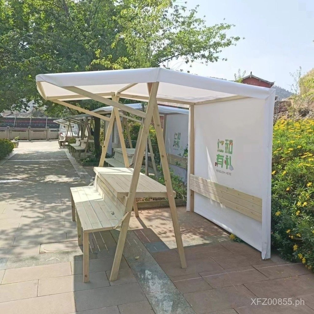 Display Stand Outdoor Market Wooden Display Rack Mobile Promotion ...