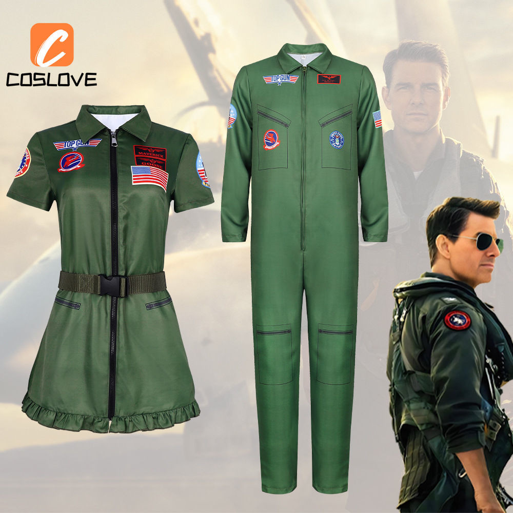 Top Gun Cosplay Clothing Full Set Costume Suit For Adult Air Force ...