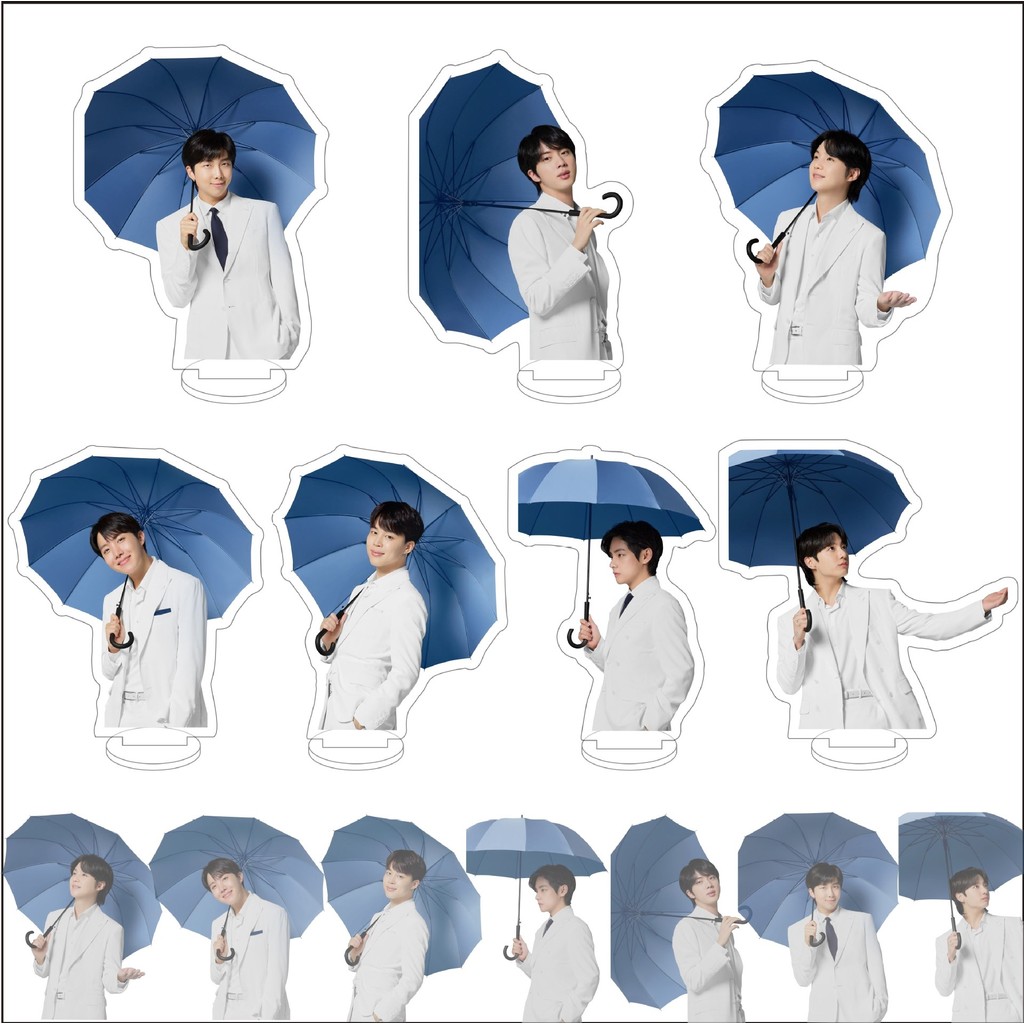 Double-Sided Acrylic K-pop Desk Sign - BTS【v 】 Idol Standee Fan ...