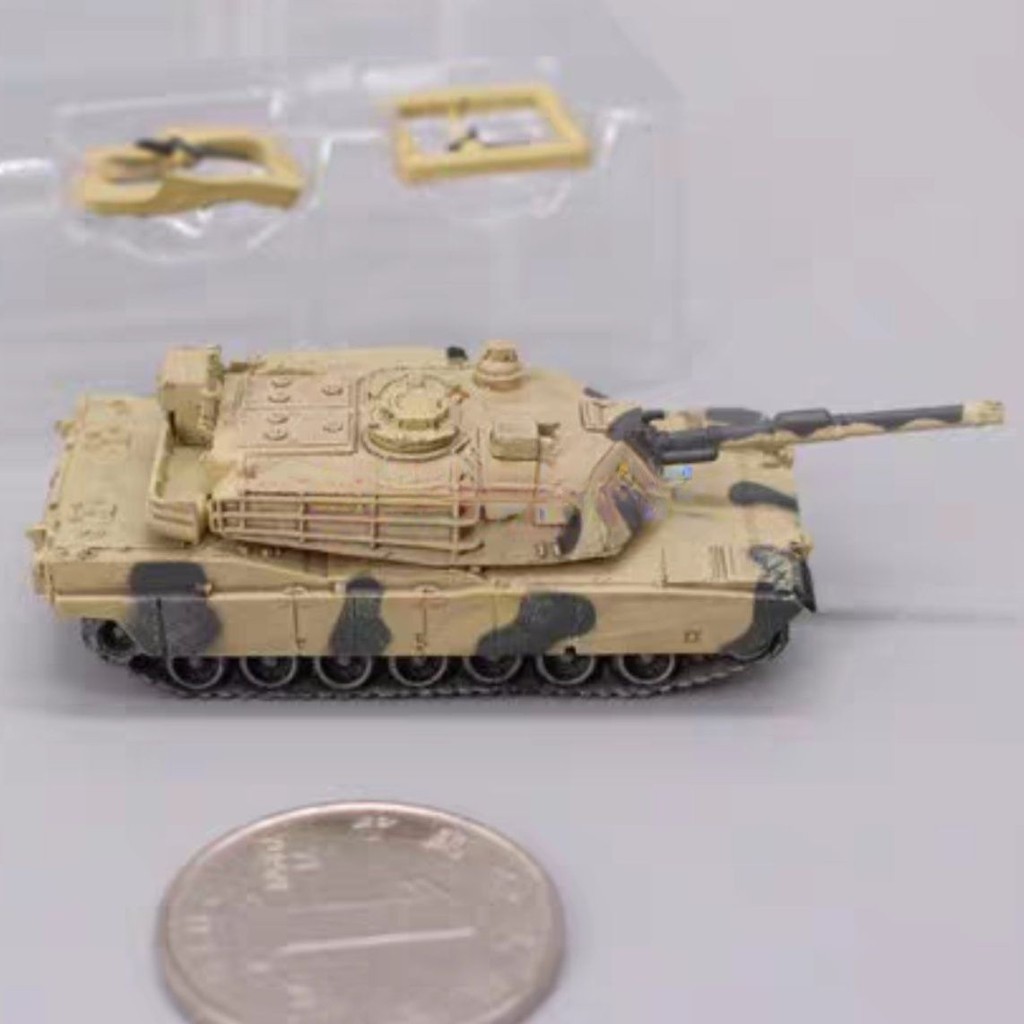 Model TAKARA Ocean Hall Tank Museum 6 Bullets 1/144 M1A2 Tank NTC ...