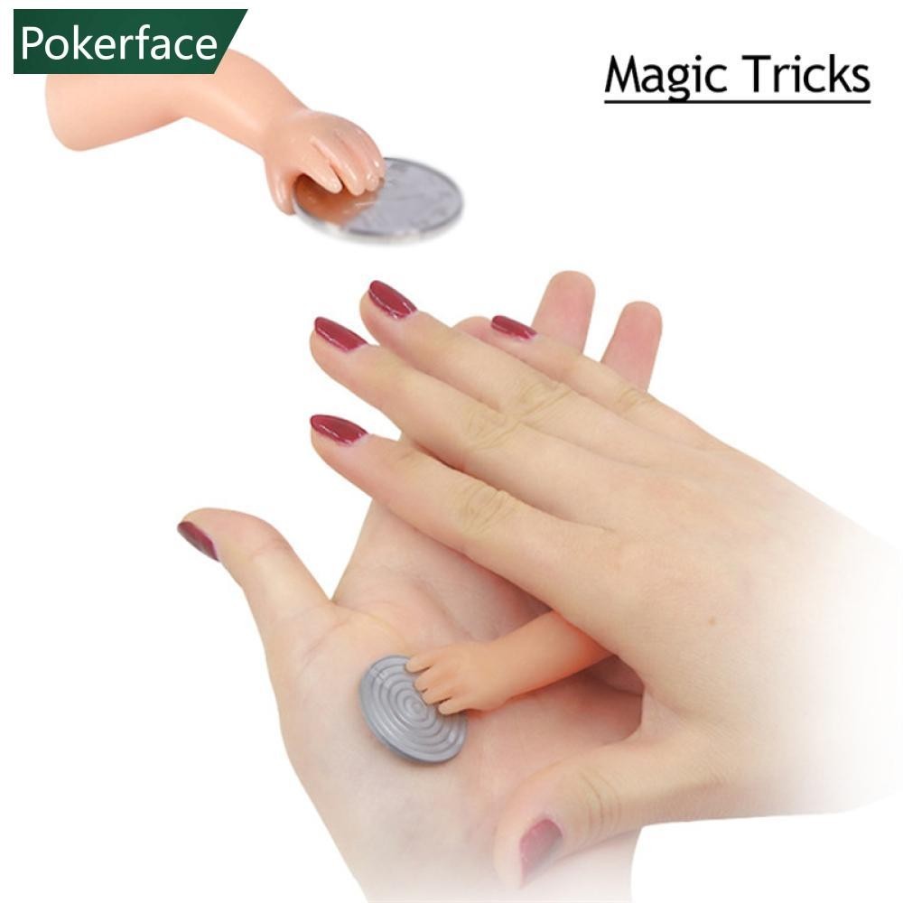 POKERFACE Magic Little Hand Prank Joke Magic Props Horror Magic Tricks ...