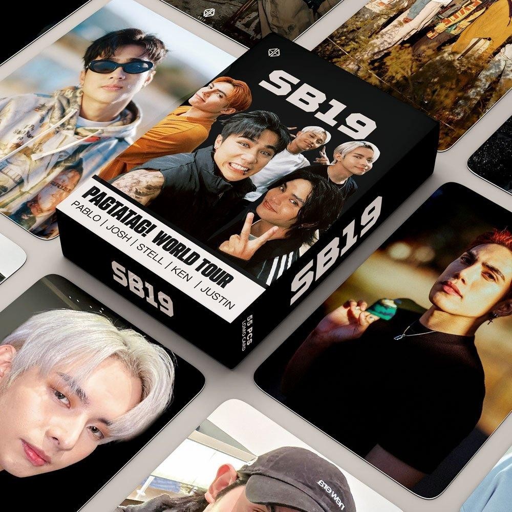 SB19 LOMO CARDS - 55pcs WITH BOX and BACK PRINT Lomo Cards | Shopee ...