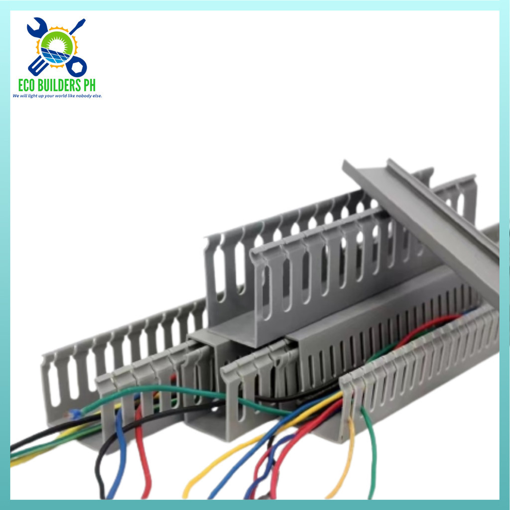 PVC Cable Tray Duct – Slotted Environmental Protection Cable Trunking ...