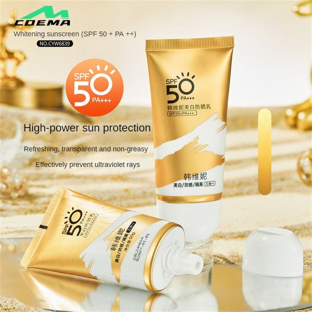 Sunscreen For Face Spf 50 Whitening Solar Sun Block For Face And Body ...
