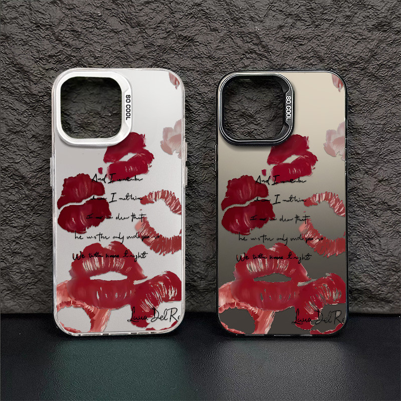 Creative and Sexy Red Lip Print Pattern Phone Case Compatible for ...