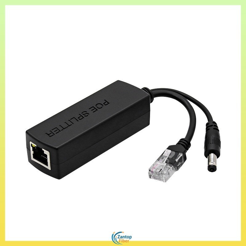 Active PoE 48V to 12V 2A Splitter Power Over Ethernet DC 10/100Mbps ...