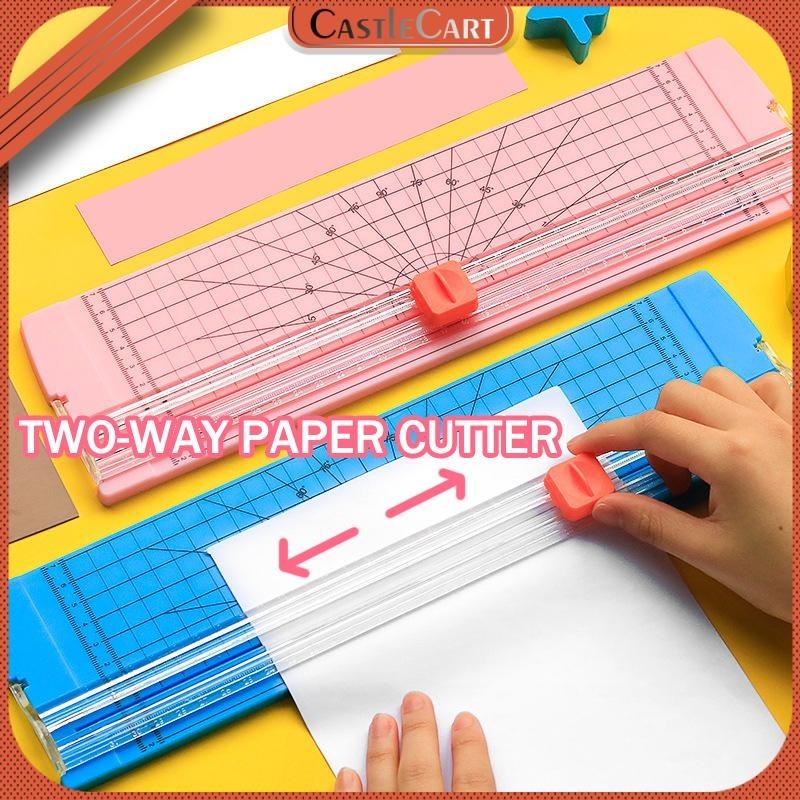 Portable Paper Trimmer Paper Cutter A4 Size Officom Tools With 5 Blades ...