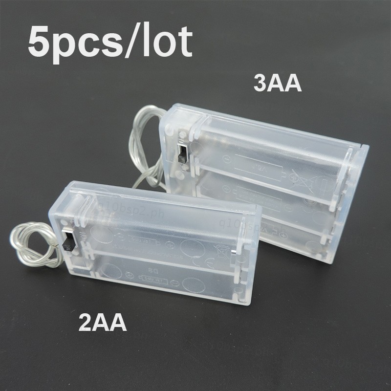 2/3 solt AA 3V 4.5V Battery Holder Box Case With Switch AA Battery ...