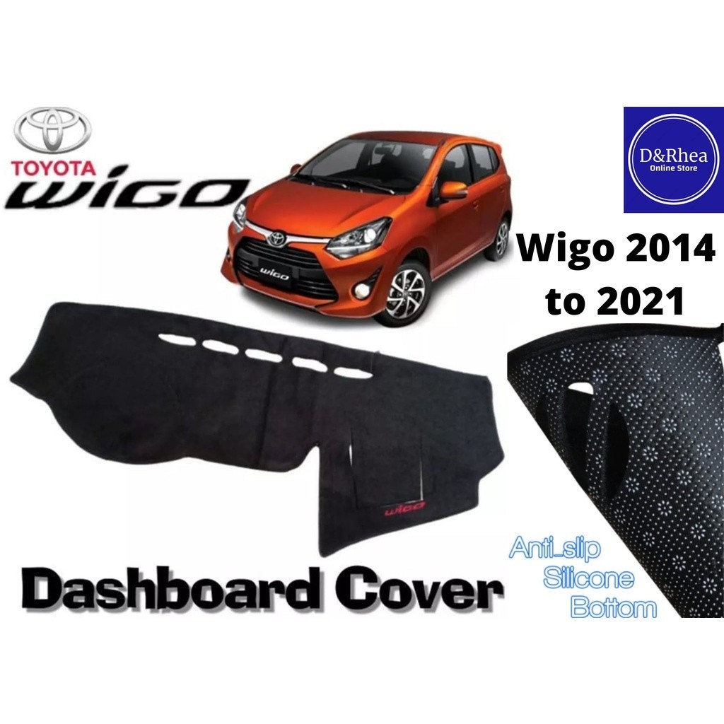 Dashboard Cover for Toyota WIGO 2014 to 2021, Insulated Dashboard Cover ...