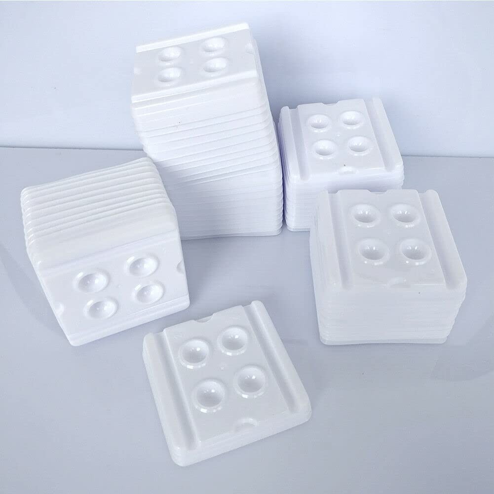 10pcs/pack 2/4 Wells Dental Mixing Wells Plastic Disposable Bonding ...