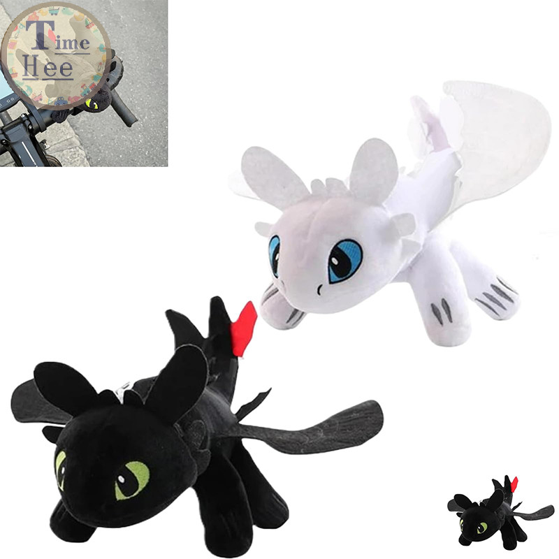 TIMEHEE Dragon Car Accessory Toothless Little Dragon Doll Helmet Car ...