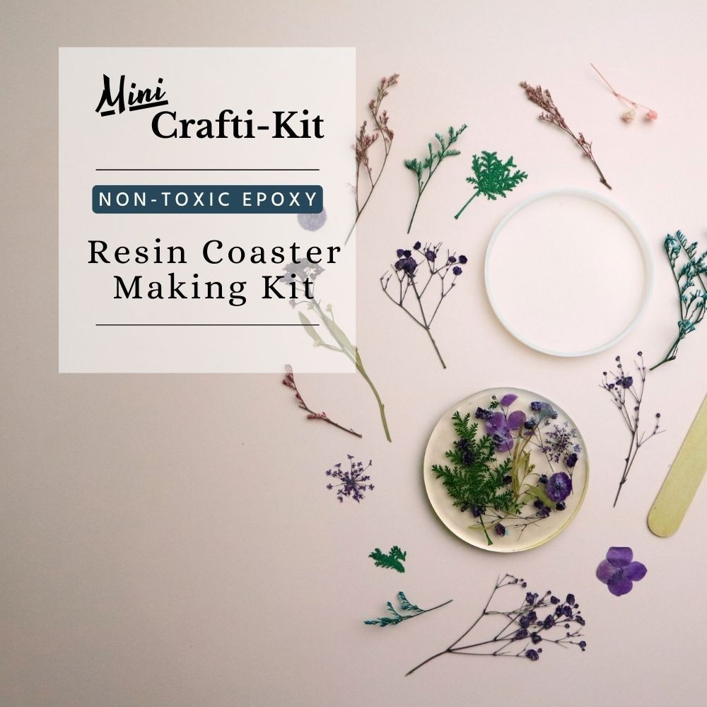 Resin Coaster DIY Kit Crafti-Kit Craftiviti DIY Educational Making Full ...