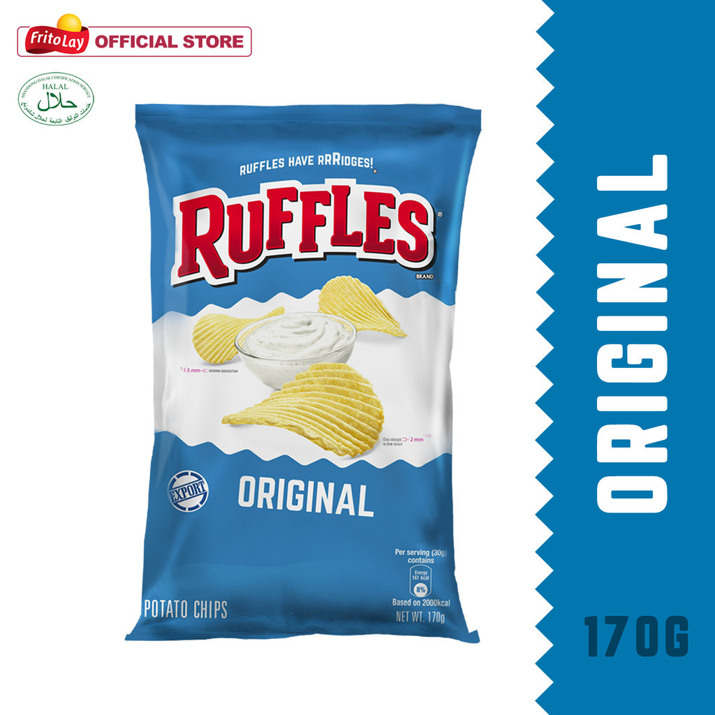 Ruffles Original Potato Chip 170g | Shopee Philippines