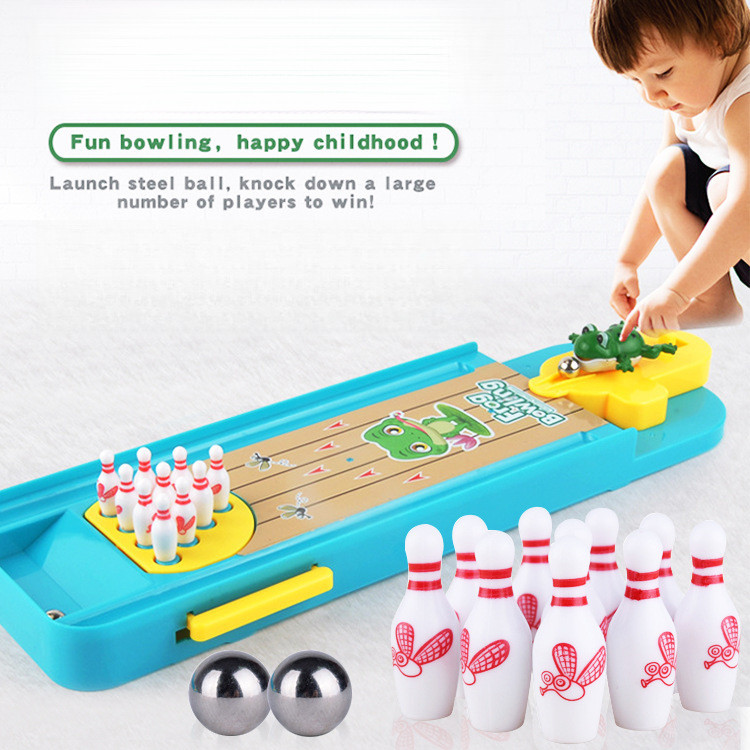 Mini Bowling Toy, Table Mini Bowling Game Set Lightweight Entertainment ...