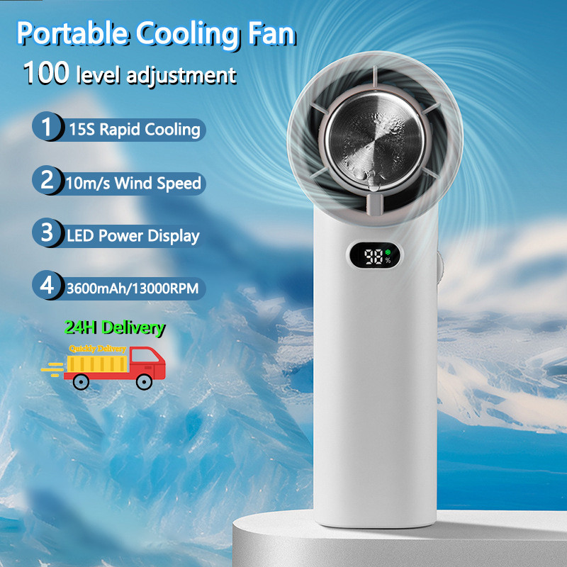 100 Level Handheld Fan Portable Semiconductor Cooling Mini Fan ...