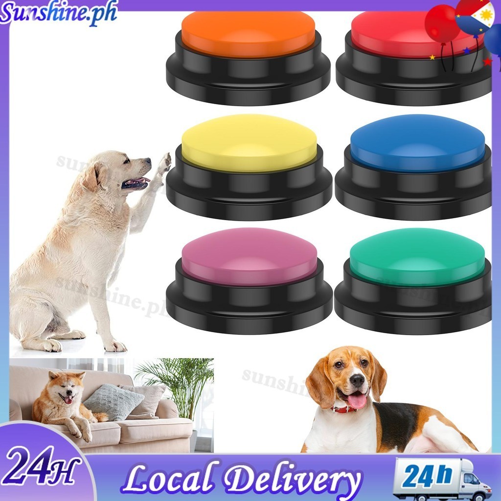 4/6Pcs Dog Talking Button Recordable Dog Communication Button Colorful ...