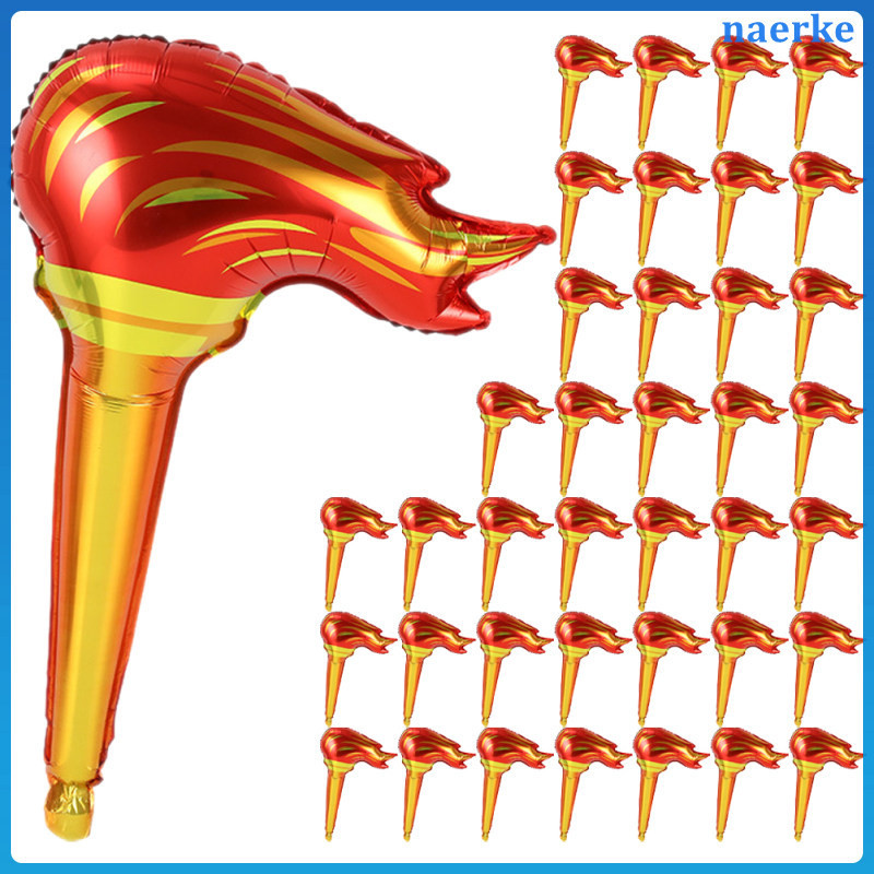 50pcs Inflatable Torch Fun Torch Inflates for Medieval Party Photo Prop ...