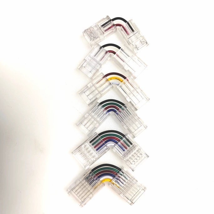 1pcs I/L Shape 2/3/4 Pin Connectors Angle Adjustable LED Strip ...