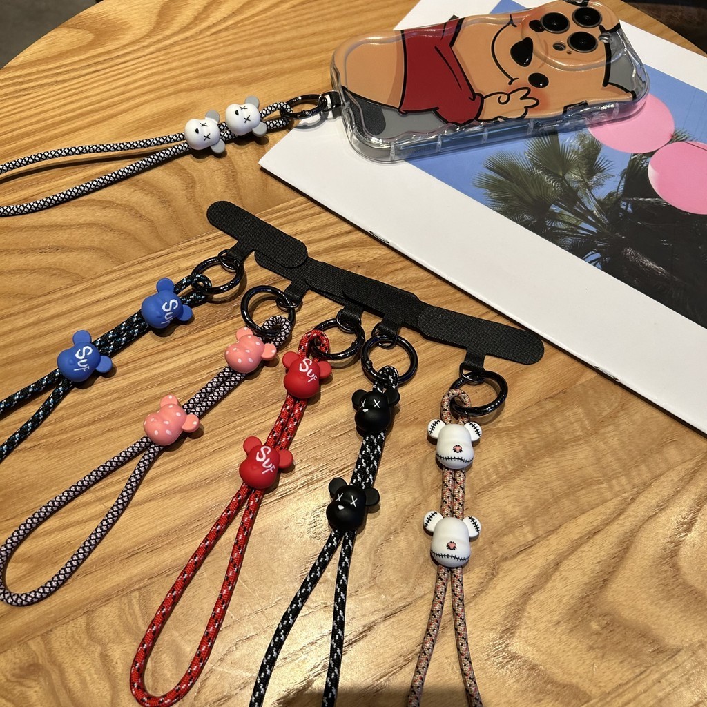 Cute Kaws Adjustable Korea Hand Wrist strap , phone strap , Short Strap ...