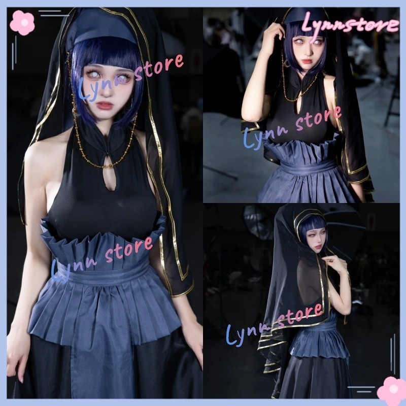 Anime NARUTO The Last Hyuga Hinata Cosplay Hyuga Hinata Black Wedding ...