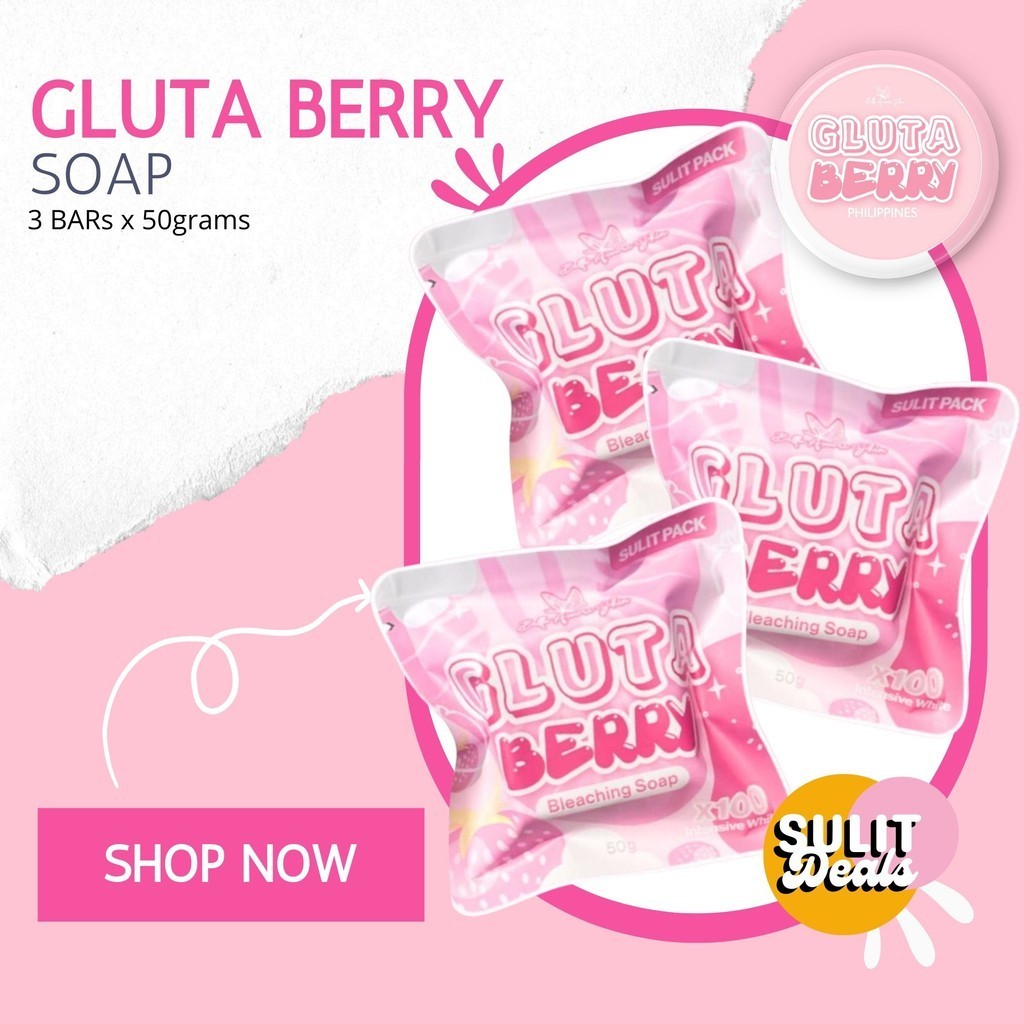 Bella Amore Skin 3 BARS Gluta Berry Soap 50g | Shopee Philippines