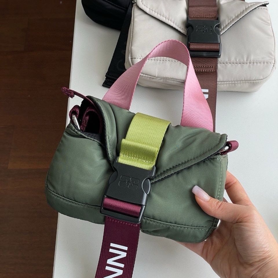 [High Quality] Nordic Ganni Buckle Messenger Bag | Shopee Philippines