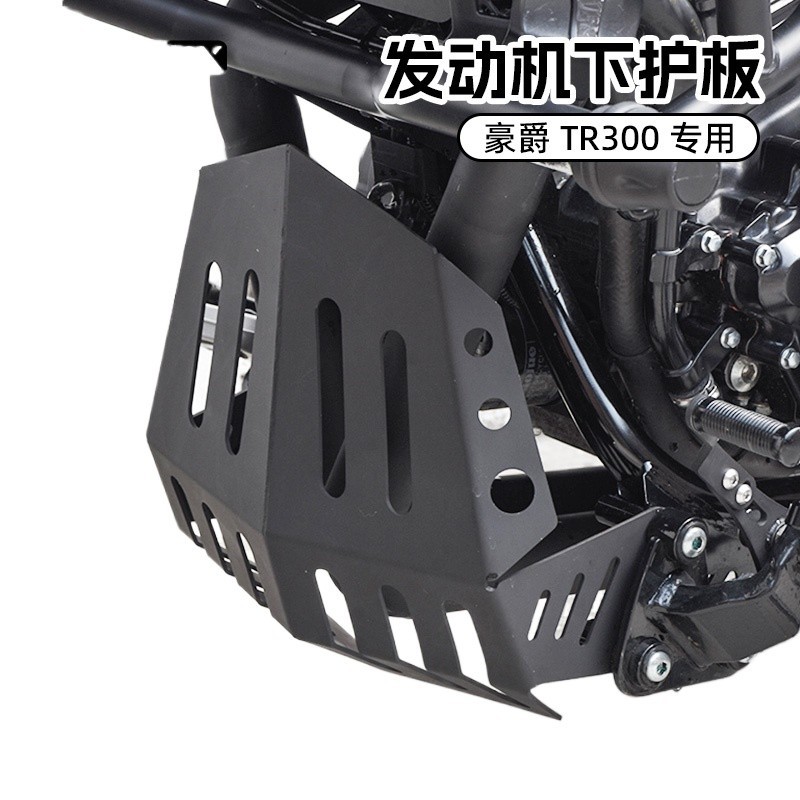 Haojue TR300 modified stainless steel engine protection plate retro ...