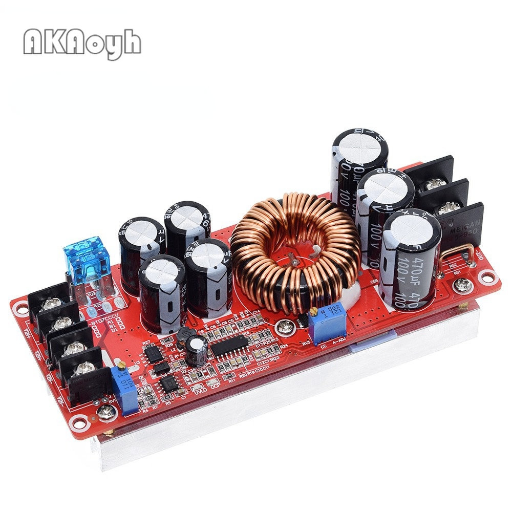 1200W 20A DC Converter Boost Step-up Power Supply Module IN 8-60V OUT ...