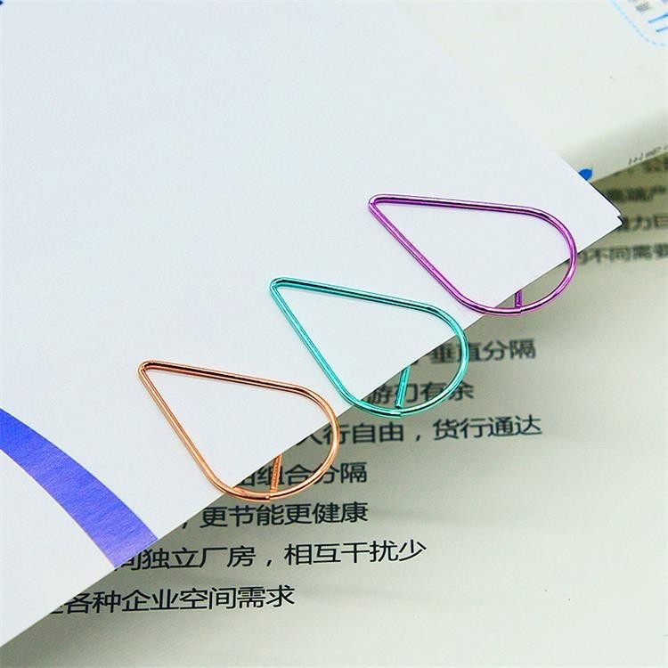 50pcs Minimalist Curved Paper Clips Student Stationery Supplies Small ...