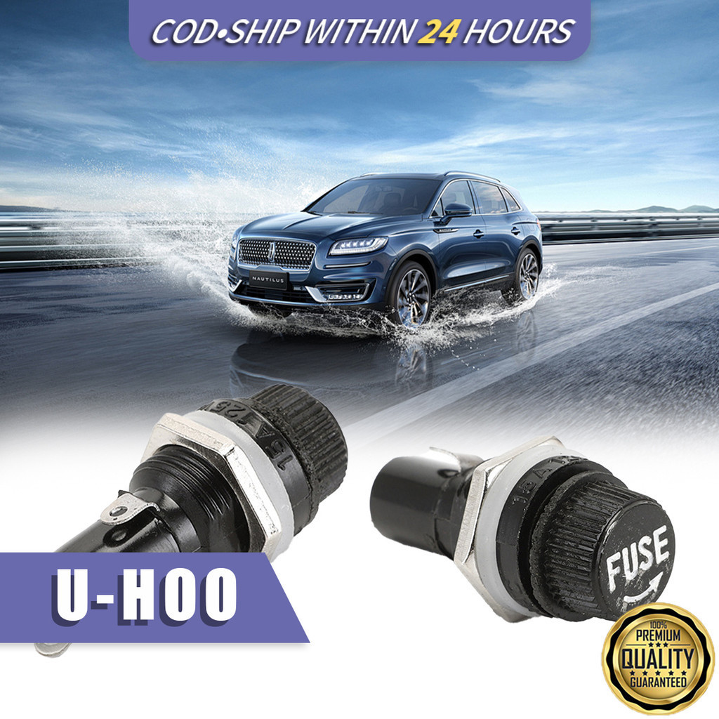 5Pcs Fuse Holder Ceramic 250V Panel Mount Screw Cap Fuse Holder 5x20mm ...