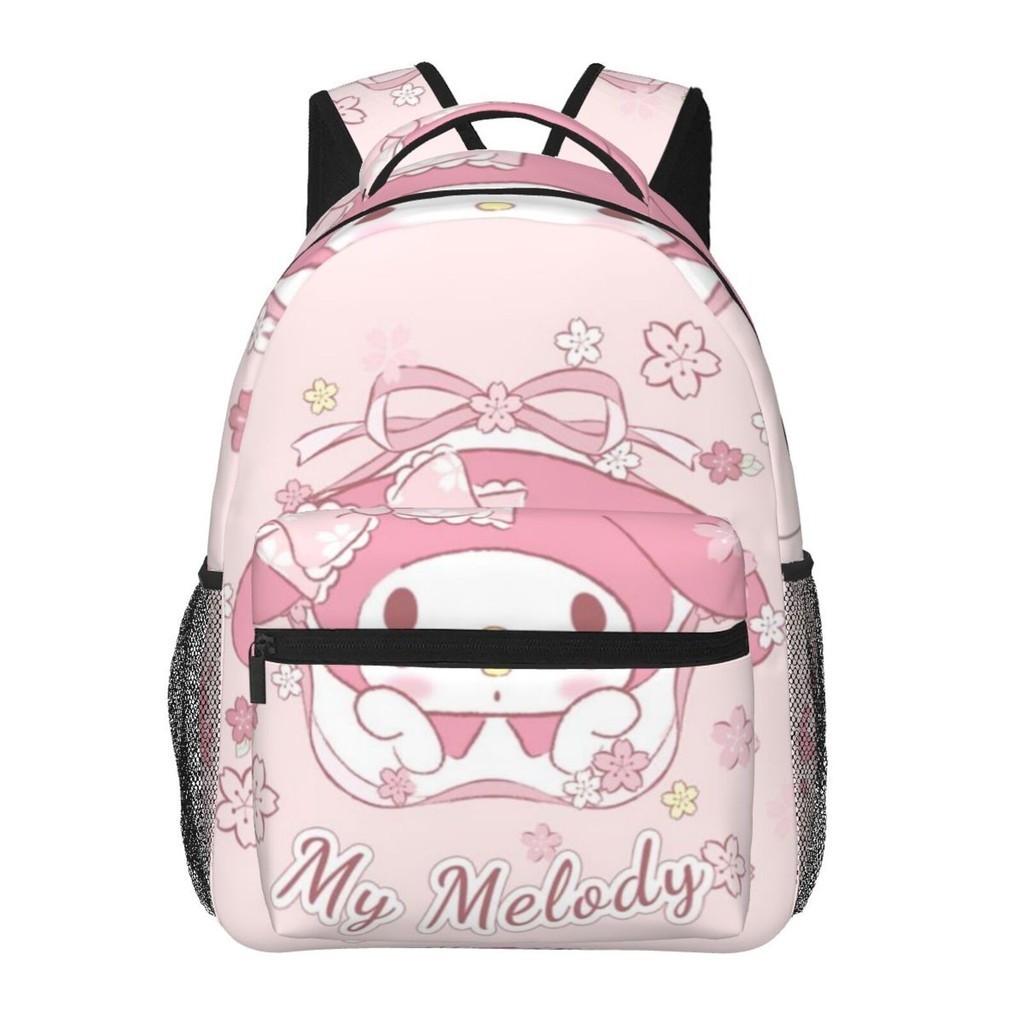 My Melody Backpack 3d Printed Travel Casual Laptop Backpack Lightweight ...