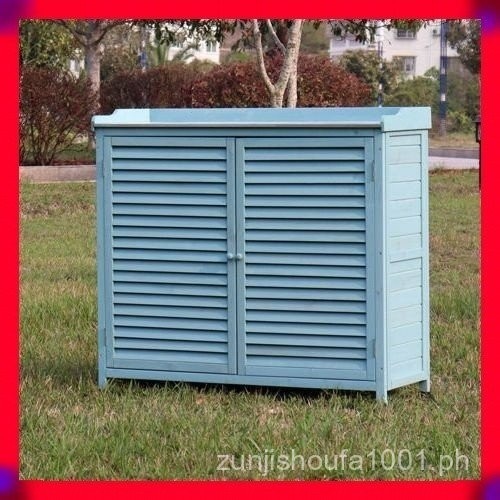 Outdoor Solid Wood Locker Multi-function Toolbox Farm Tools and ...