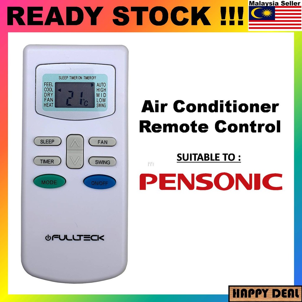 PENSONIC Air Cond Aircon Aircond Remote Control Replacement | Shopee ...
