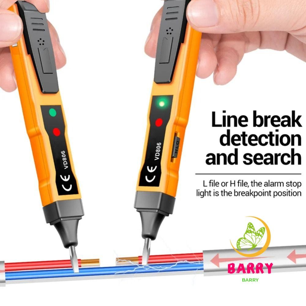 BARRY Induction Test Pen, Current Sound and light alarm Electric ...