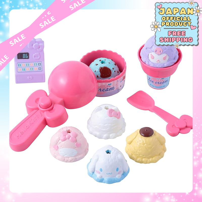Sanrio Characters Ice Cream Shop Playset｜Japan Official | Shopee ...