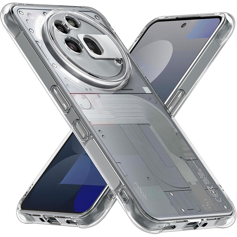 For Nothing Phone (3a) Pro Soft Shockproof Case Crystal Clear Gel TPU ...