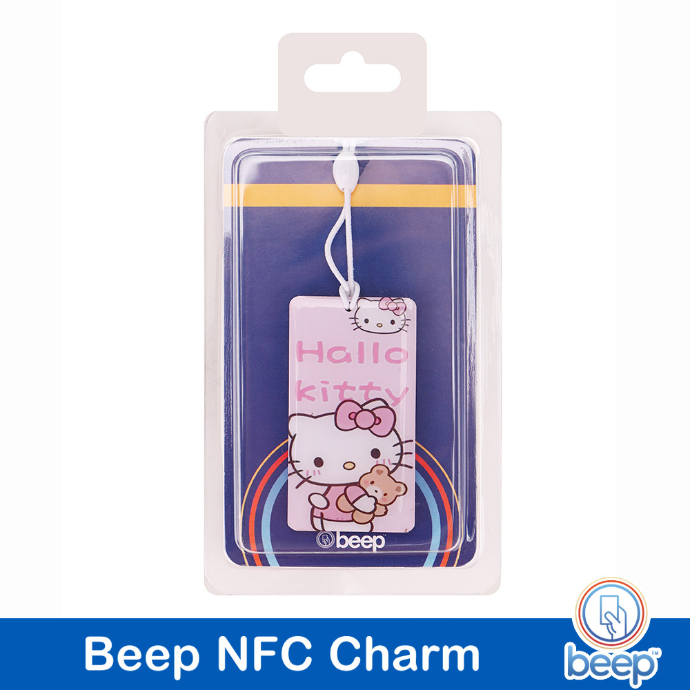 Beep Charm Square Hello Kitty beep card w/20 Load For LRT-1, LRT-2, MRT ...